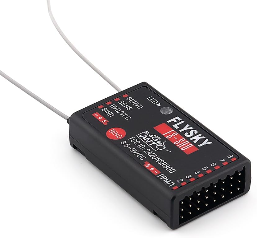 Amazon.com: Flysky FS-SR8 2.4GHz 8 Channel ANT Protocol Remote Control ...