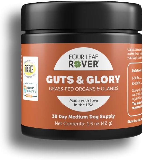 Amazon.com : Four Leaf Rover: Guts & Glory - 100% Grass-Fed Raw Beef ...