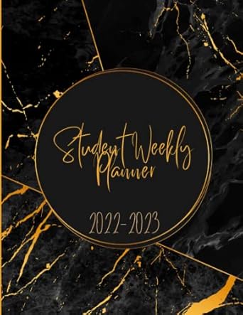 Amazon.com: Student Weekly Planner 2022-2023: Marbel Planner Disign ...