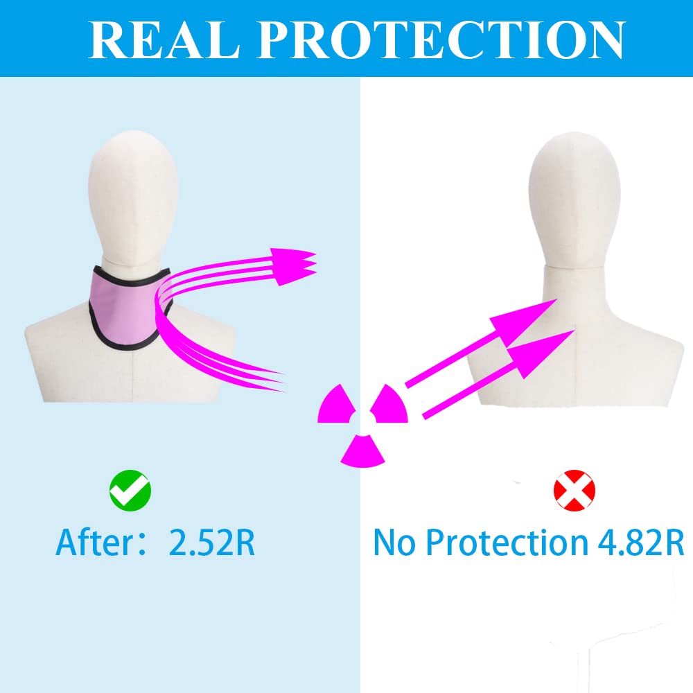 Snapklik.com : Lead Radiation Thyroid Shield Collar Cover, PinkLead ...