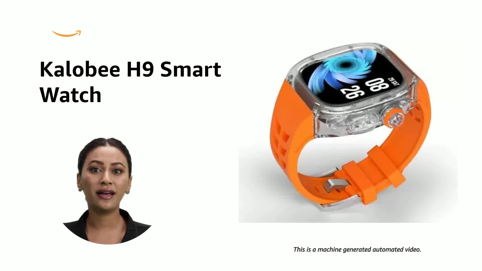 Watch Kalobee H9 Smart Watch Overview on Amazon Live