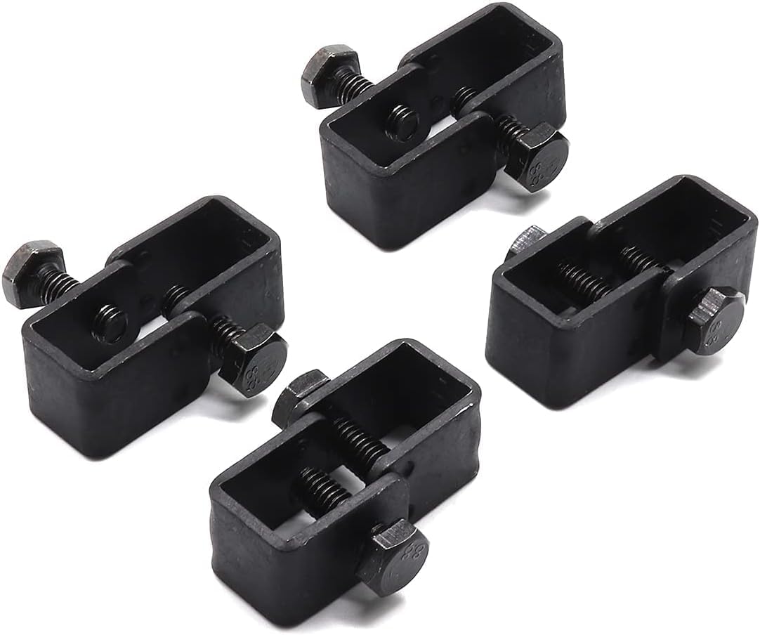 Mudflap Clamps Black U C Clamp Fitting Fixing Mud Flaps Universal Fit 8 ...