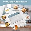 Amazon.com: Bench Scraper Dough Cutter Tool - Bowl Pastry Scraper for ...