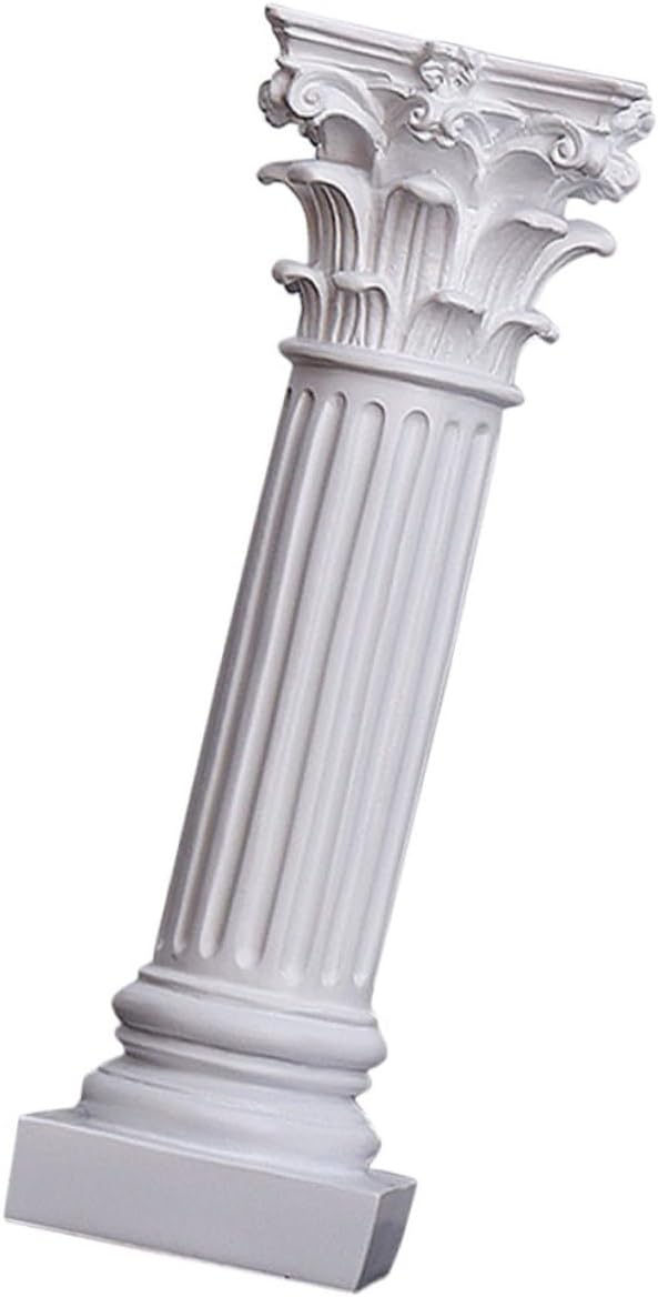 Amazon.com: WOFASHPURET Roman Column Sculpture Dining Table Decor Photo ...