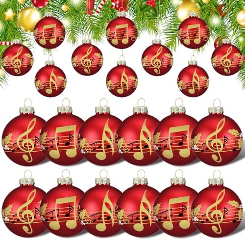 Amazon.com: 36-Piece Musical Instrument Ornaments - Wooden Violin ...