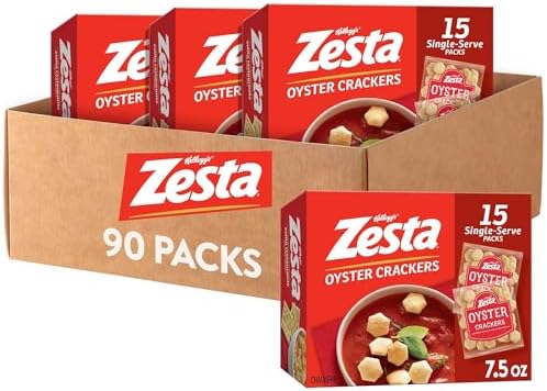 Amazon.com: Zesta Oyster Crackers, Single Servings, Original (6 Boxes ...