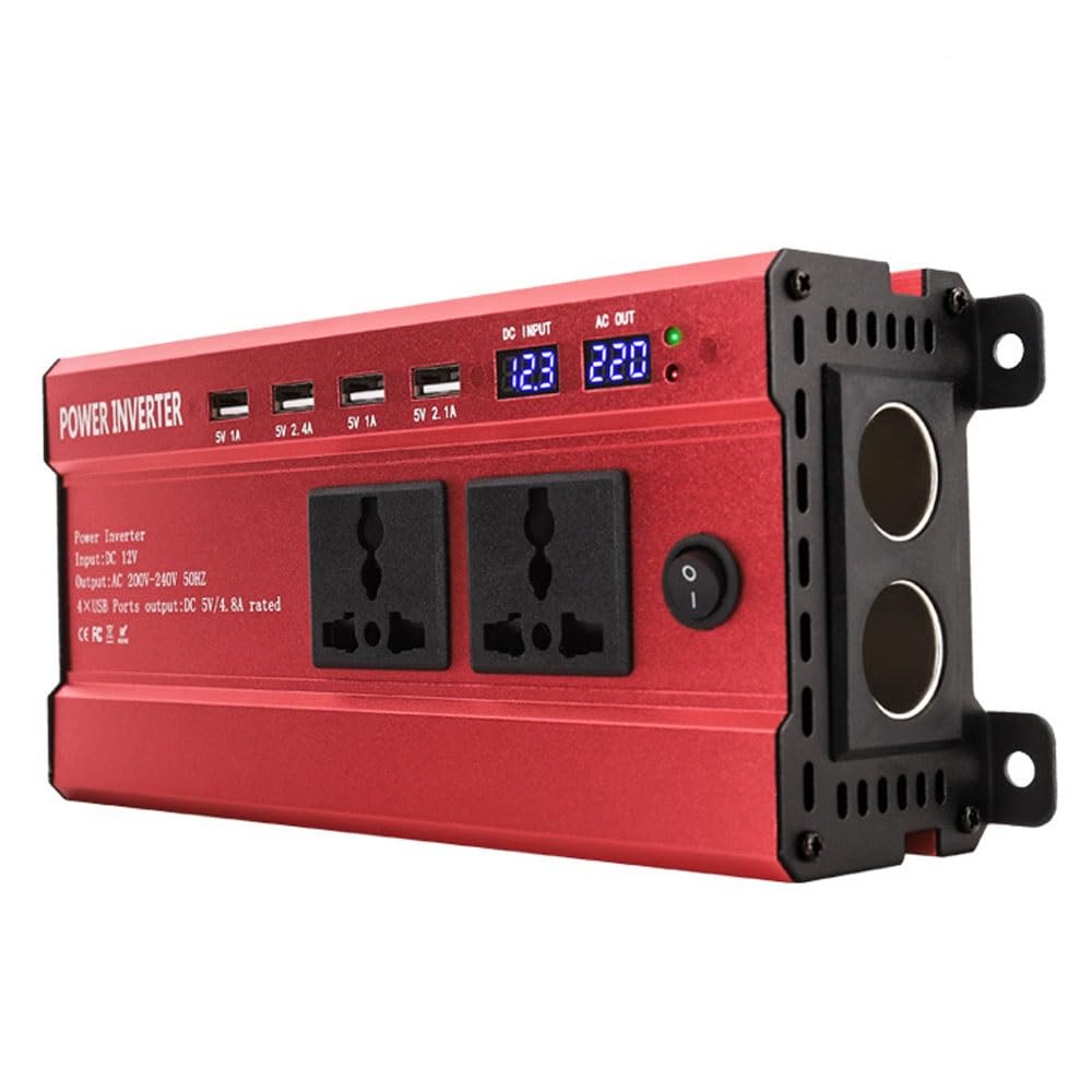 Amazon.com: 1200W Modified Sine Wave Inverter, DC 12V/24V to AC 220V ...