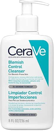 CeraVe Blemish Control Face Cleanser with 2% Salicylic Acid ...