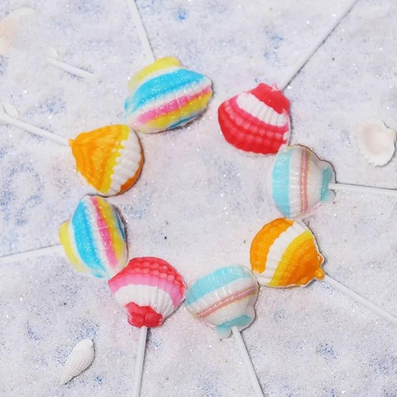 Snapklik.com : Seashell Candy Lollipops - 24 Suckers Individually ...
