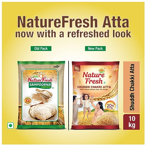 Nature Fresh Shuddh Chakki Atta 10kg Pack - Price History