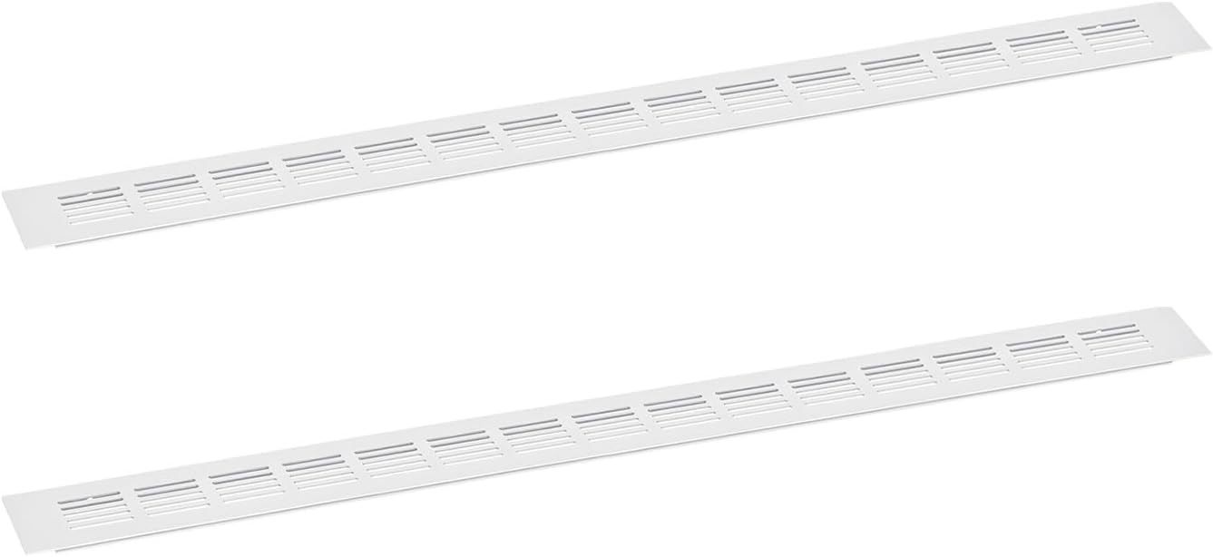 uxcell Air Vents Cover, 2Pcs 600 x 60mm - Aluminum Alloy Mesh Air ...