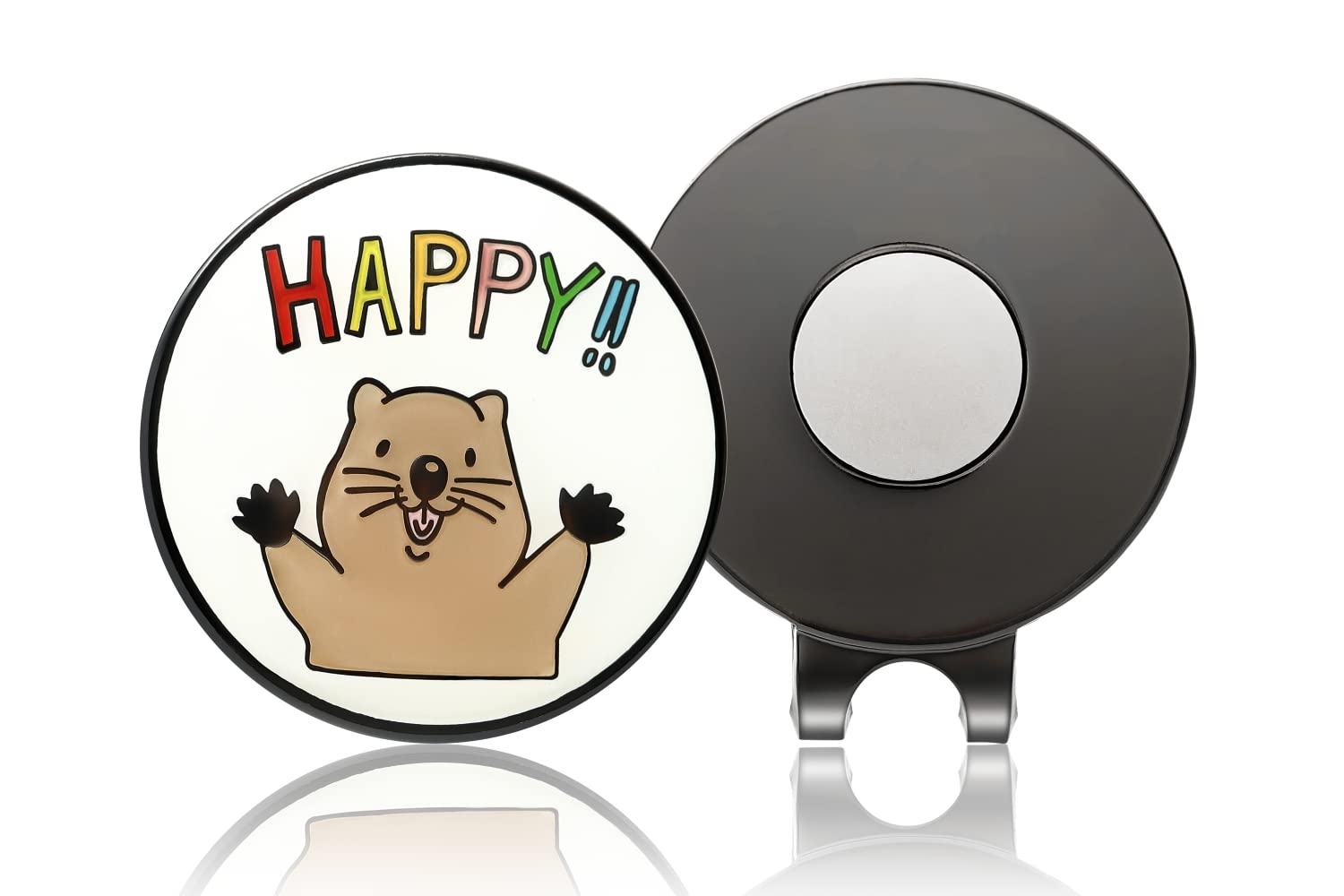 Amazon | Don Flyee クリップ付 クアッカワラビー 面白 ゴルフ マーカー マグネット 合金製 E0052 | Don Flyee | ゴルフマーカー