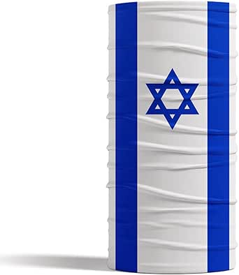 Zaagot Israeli Flags Scarf Bandana Face Headscarf for Women Men, Israel ...