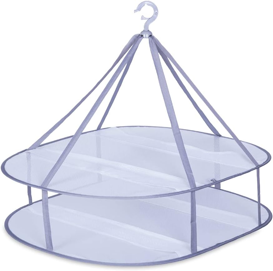 Amazon.com: HOMZ 4230032 Garment Drying Rack, Mesh Netting, Stackable ...