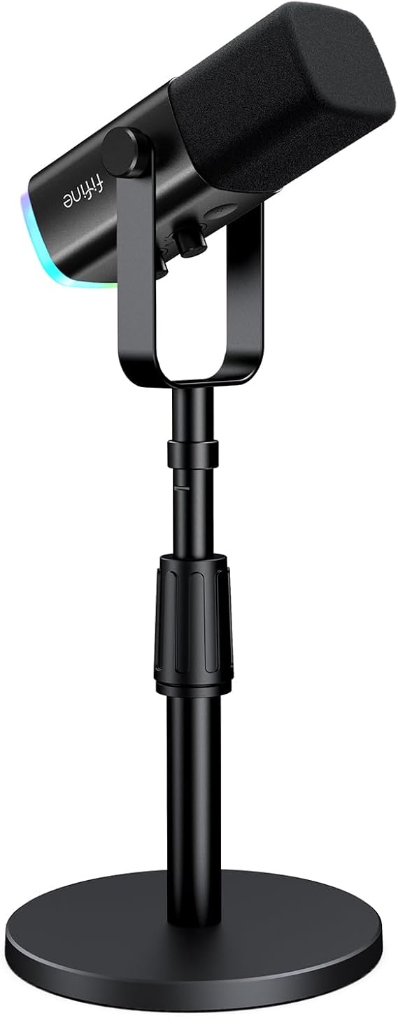 Amazon.com: FIFINE XLR/USB Gaming Microphone with Desktop Mic Stand Kit ...