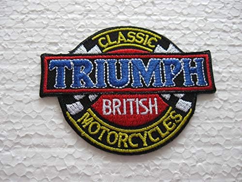 Patch - Triumph - schwarz/silber - Auto - Motorrad - Motorcycle ...