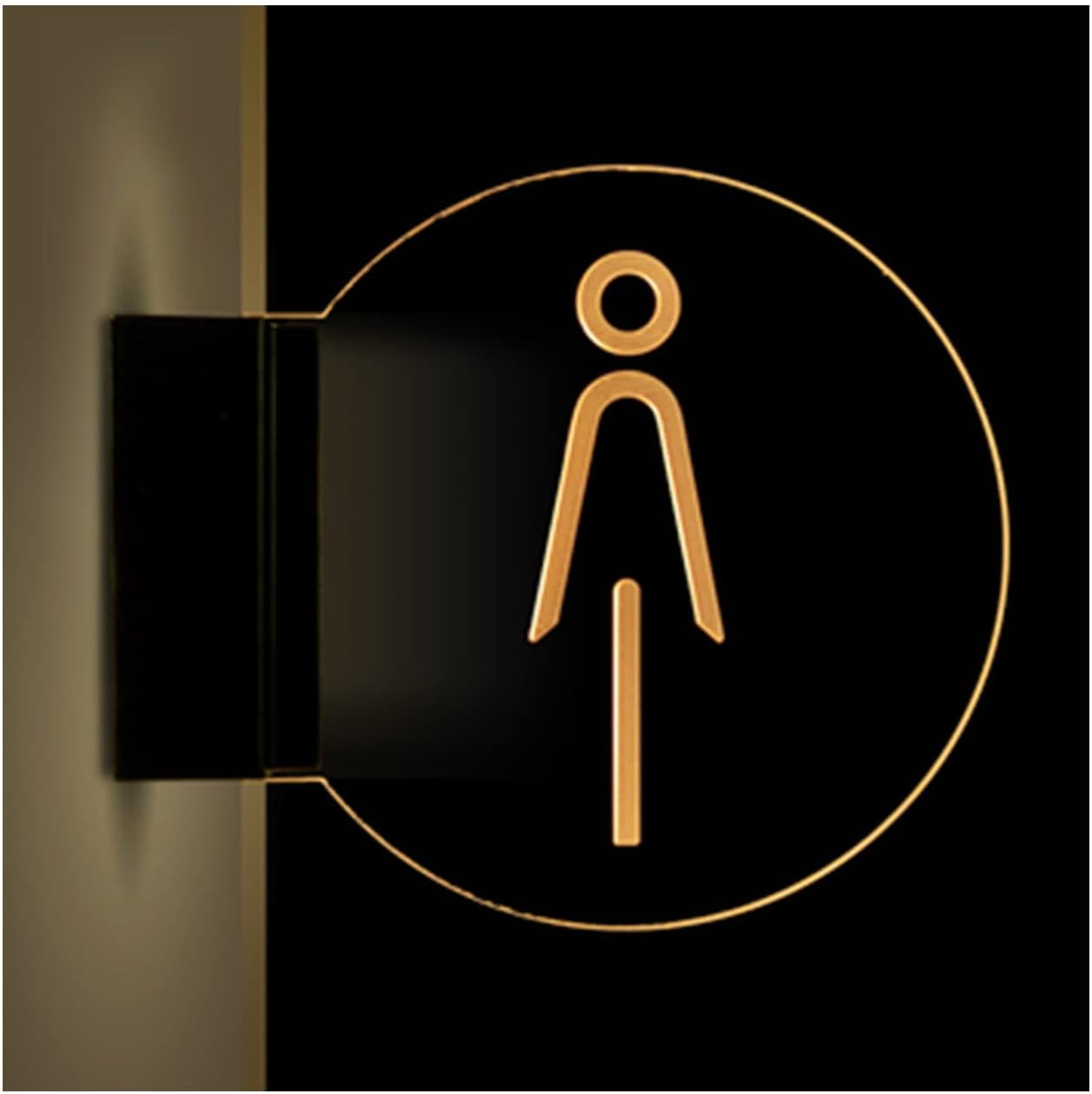 Amazon.com: CHUANGRUN Restroom Sign, Illuminated Double-Sided Restroom ...