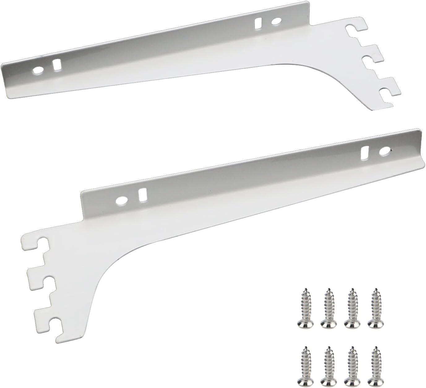 Amazon.com: Curqia 2Pcs Single Track System Bracket,Shelf Bracket ...
