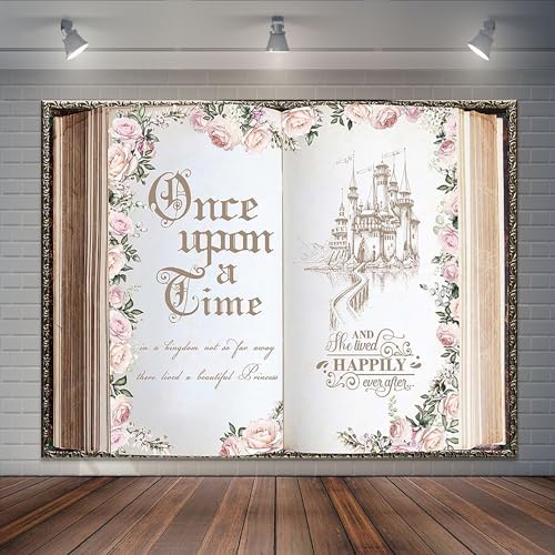 Amazon.com : INRUI Once Upon a Time Photography Background Fairy Tale ...