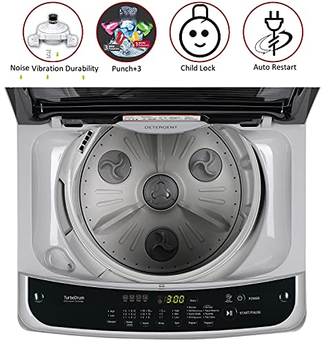 LG 8.0 Kg Smart Inverter Fully-Automatic Top Loading Washing Machine ...