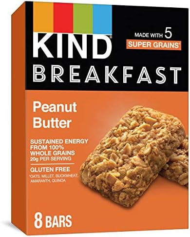 Amazon.com: KIND Breakfast Bars, Honey Oat, Healthy Snacks, Gluten Free ...