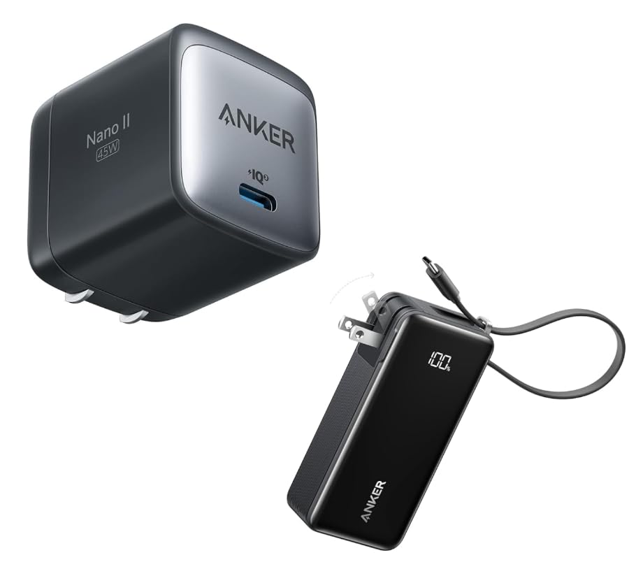 Amazon.com: Anker USB C Charger, 713 Charger (Nano II 45W) with Anker 3 ...