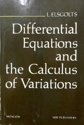 Buy Differential Equations and the Calculus of Variations Book Online ...
