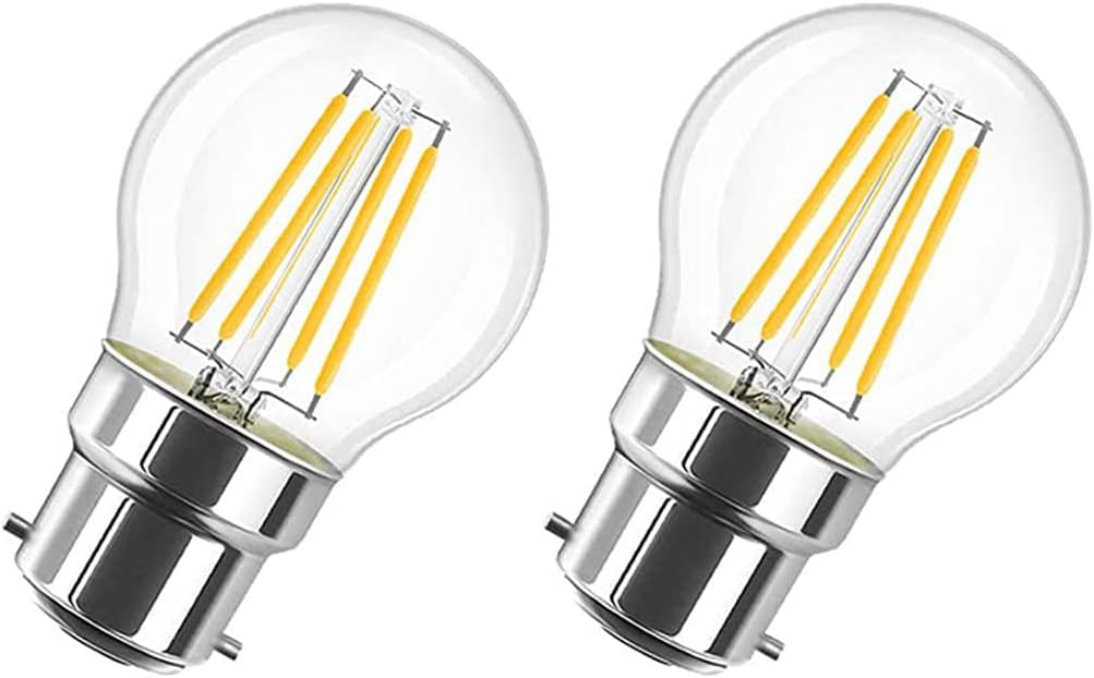 Buy CITRA 4 Watt Led Filament Light Bulb G45 B22 Base Dimmable - Pack ...