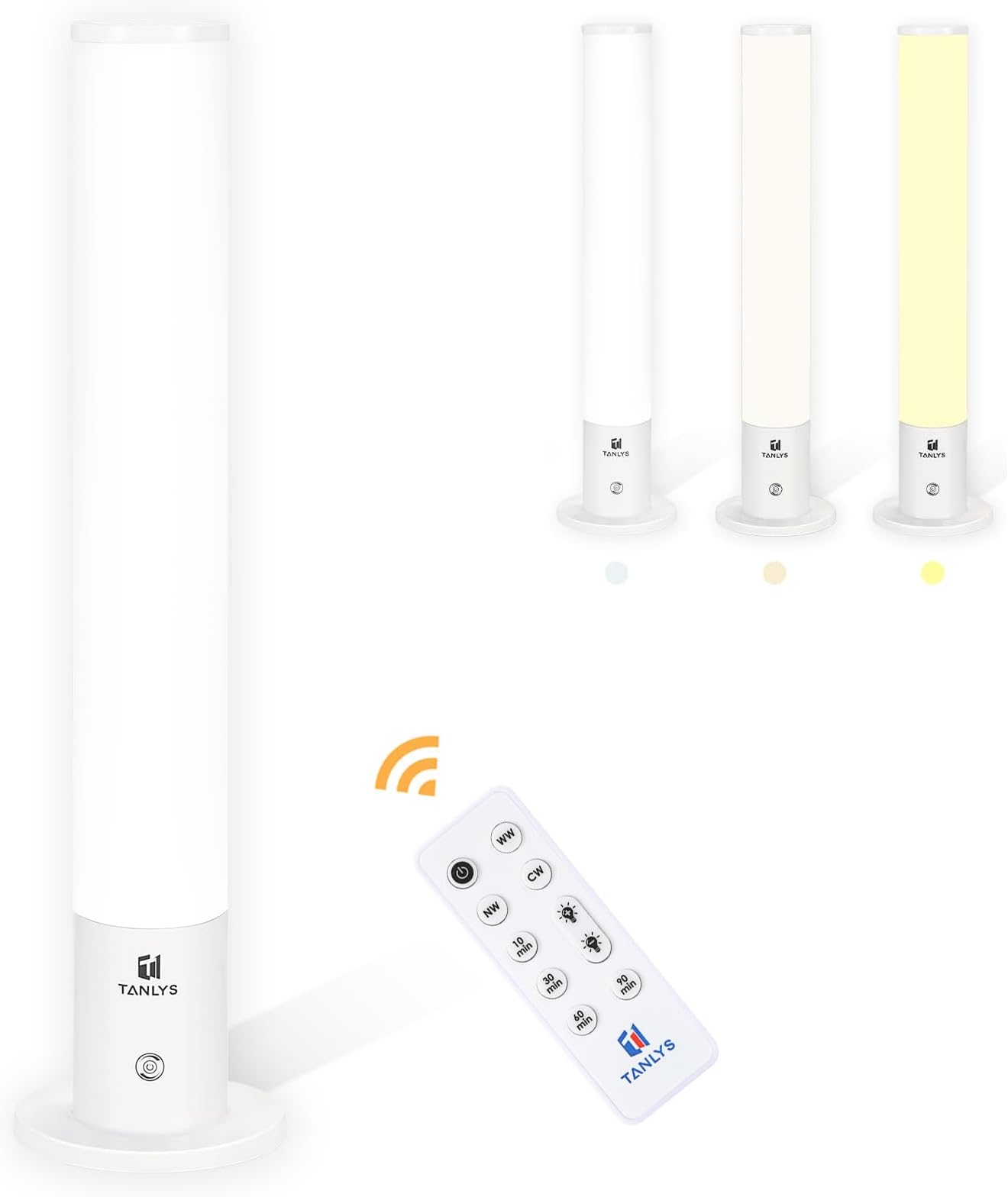 SAD Lamp - 10000 Lux UV-Free Daylight Sunlight Lamp with Remote Control ...