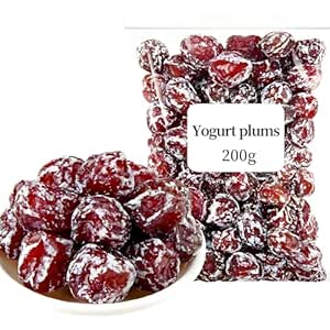 Amazon.com: MKSDDF-200g/7.05oz Chinese Snacks Chinese Yogurt Plums, Candied Plums, Dried Plums ...