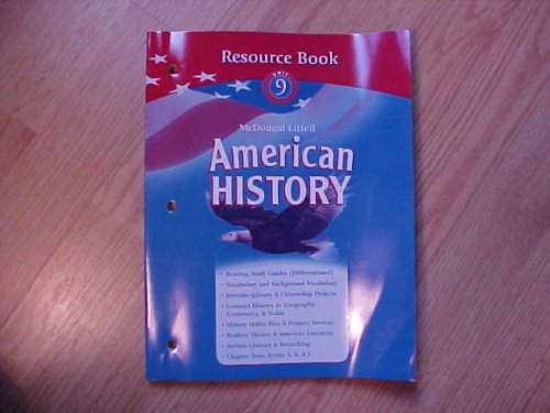 American History Resource Book Unit 9: McDougal Littell: 9780618821181 ...