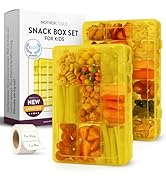Amazon.com: Snack Box Containers Set of 2-Reusable,100 Dissolvable ...