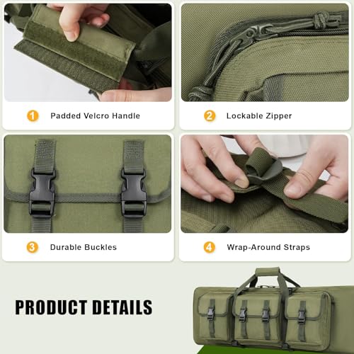 Snapklik.com : PERFBAGS Double Rifle Backpack Tactical 32 Inch, Soft ...