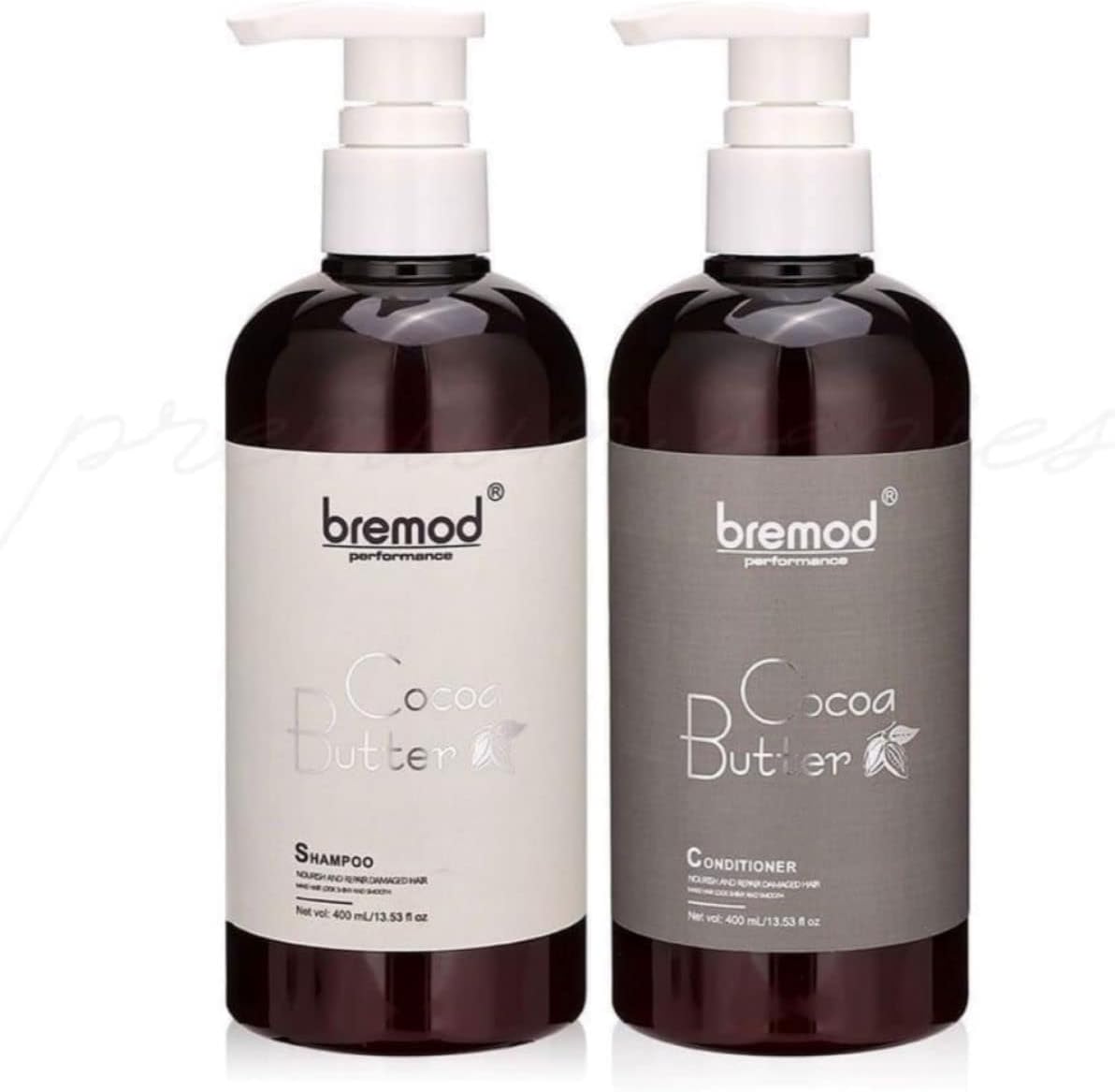 Amazon.com : BREMOD Performance Cocoa Butter Shampoo and Conditioner ...