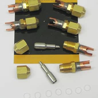 Amazon.com: Braze-On Self-Piercing Copper Saddle Valve for 1/4" Tube ...