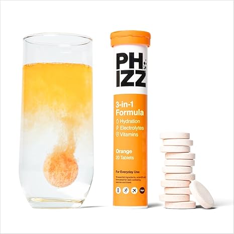 Phizz Electrolytes, Multivitamin & Hydration Tablets - 20 Effervescent ...