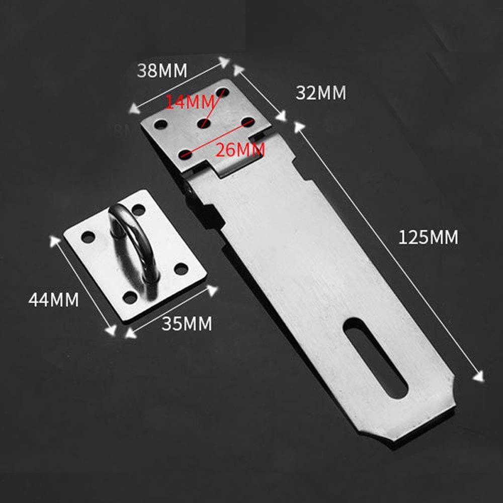 1 Pcs Shed Latch Lock, Padlock Latch Heavy Duty, Thick Stainless Steel ...