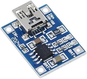 Amazon.com: Type-c/Micro USB 5V 1A 18650 TP4056 Lithium Charger Module ...