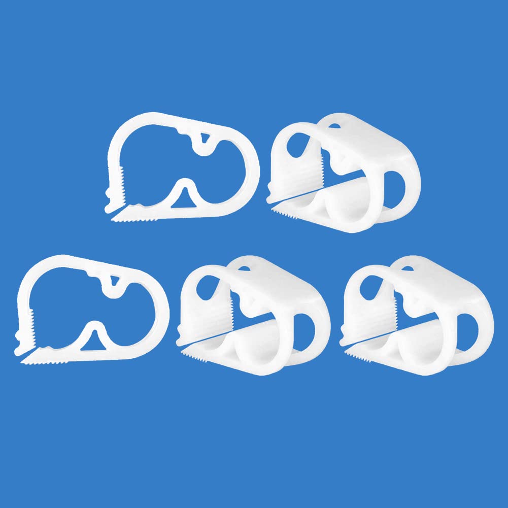 Amazon.com: Quickun Plastic Tube Tubing Clamps, 1/2"-3/4" Tube OD Shut ...