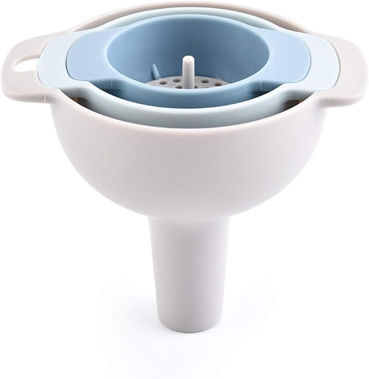 Funito 5-Inch Premium Stainless Steel Funnel with 200 Mesh Food Filter ...