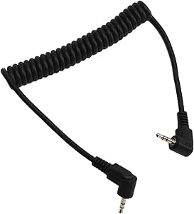 Amazon.com : Flash Sync Cable for EM Series DSLR, 2.5mm Shutter Remote , 3.3ft Male to Male ...