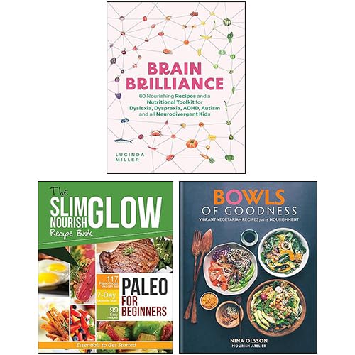 Brain Brilliance, Bowls of Goodness & Paleo for Beginners 3 Books ...