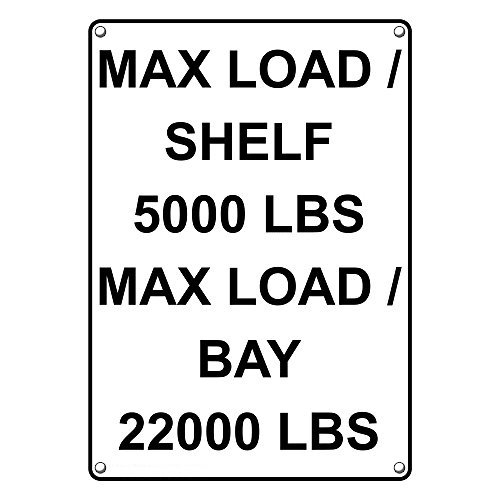 Weatherproof Plastic Vertical Max Load/Shelf 5000 Lbs Max Load/Bay ...