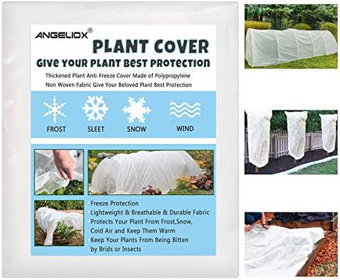 SPORTYOUTH 10x50ft Plant Cover Freeze Protection, Large Garden Floating ...