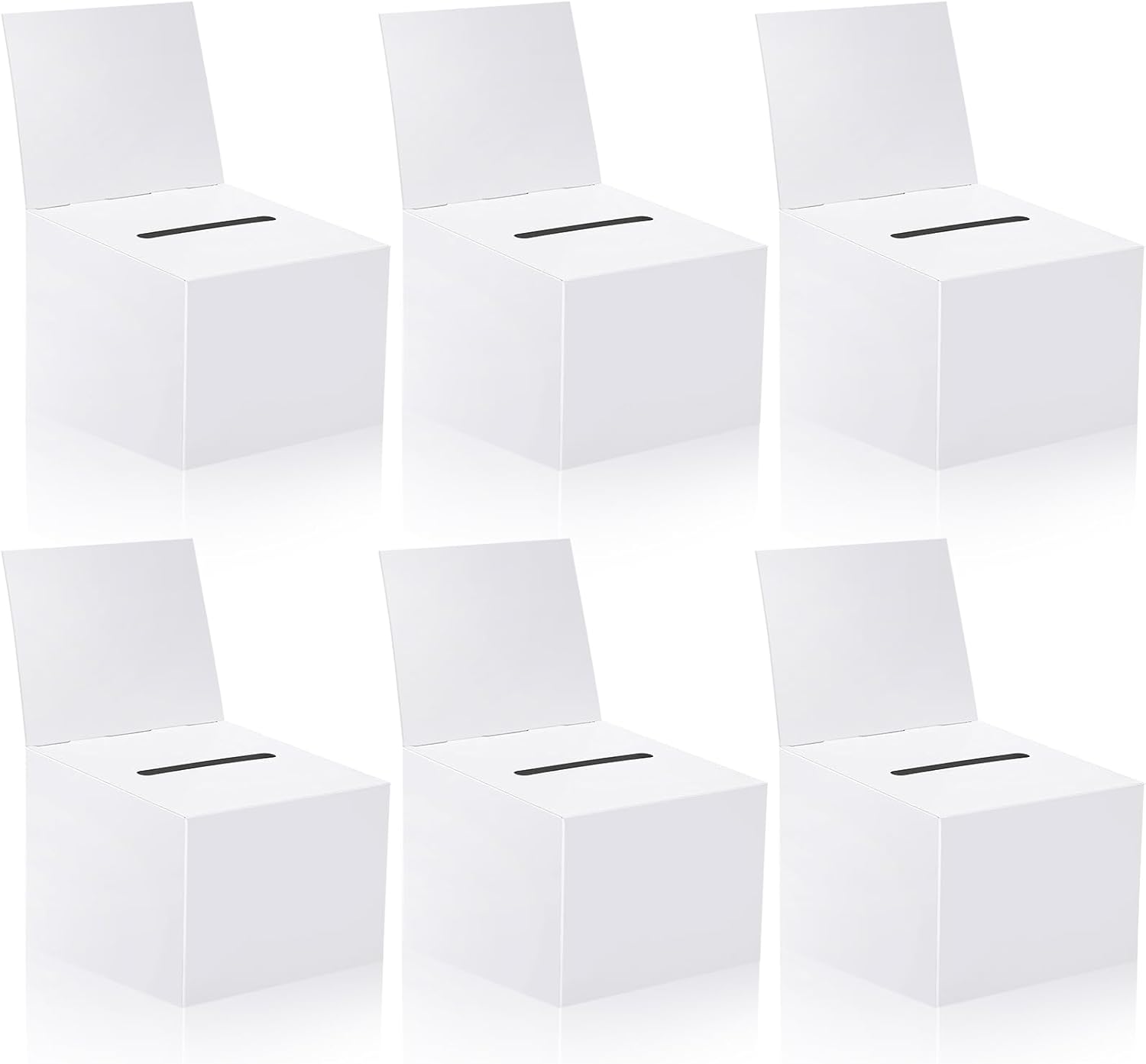 Amazon.com : 6 Pcs Raffle Boxes Ballot Box Donation Box for Fundraising ...