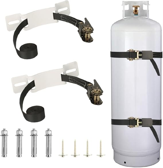 Amazon.com: 2PCS Propane Tank Holder，Oxygen Tank Holder，Propane Tank ...