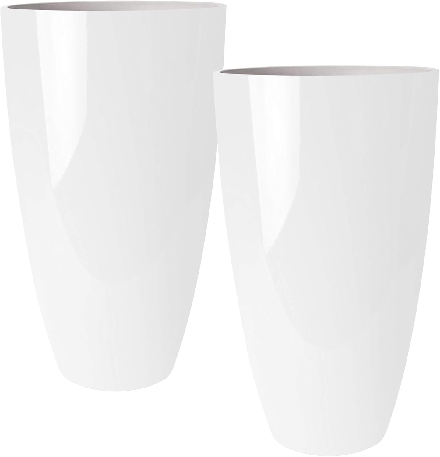 Amazon.com : RUBBER BOND Plant Pots 2 Pack - Modern Indoor/Outdoor ...