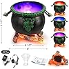 Amazon.com: Cauldron Halloween Decor 8" Witch Plastic Cauldron with 12 ...