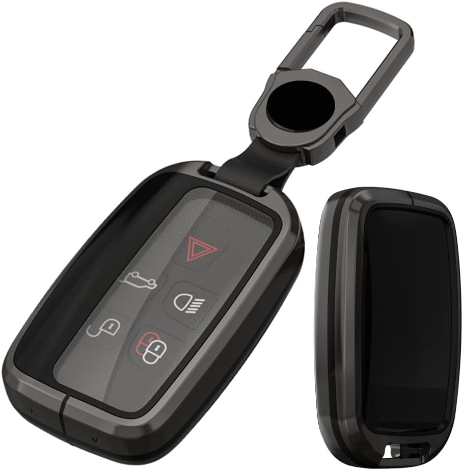 Amazon.com: K LAKEY Alloy Metal Key Fob Cover,Compatible with LR Range ...