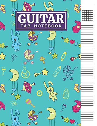 Guitar Tab Notebook: Blank 6 Strings Chord Diagrams & Tablature Music ...